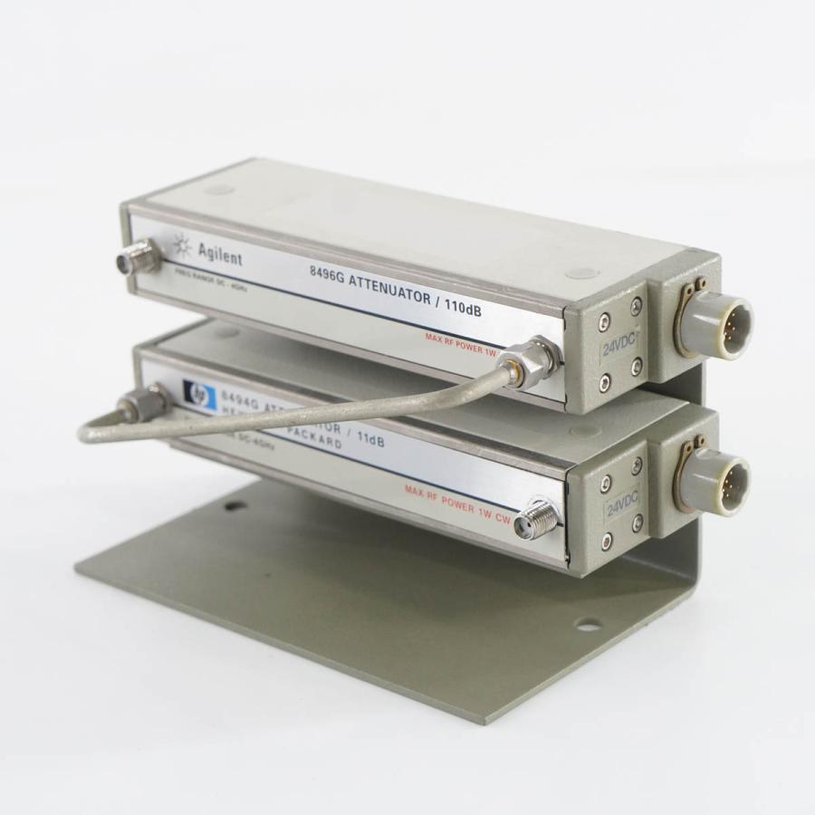 [DW]USED 8日保証 セット Agilent 8496G 8494G 11716C ATTENUATOR アッテネーター OPT 002 ...