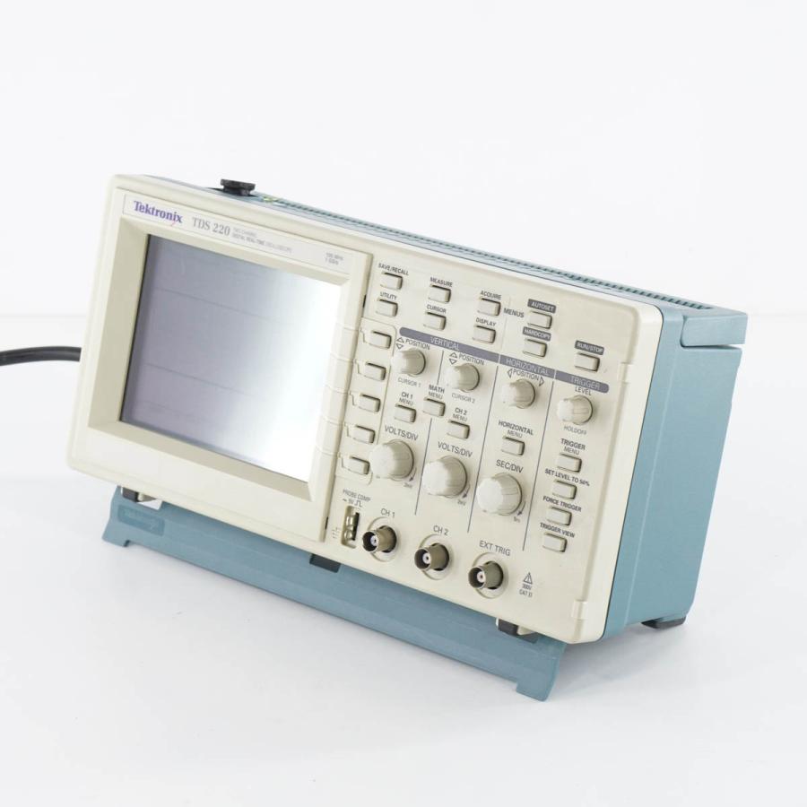 [DW]USED 8日保証 Tektronix TDS 220 TDS220 DIGITAL REAL-TIME OSCILLOSCOPE ...