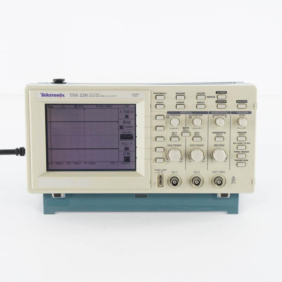 [DW]USED 8日保証 Tektronix TDS 220 TDS220 DIGITAL REAL-TIME OSCILLOSCOPE ...