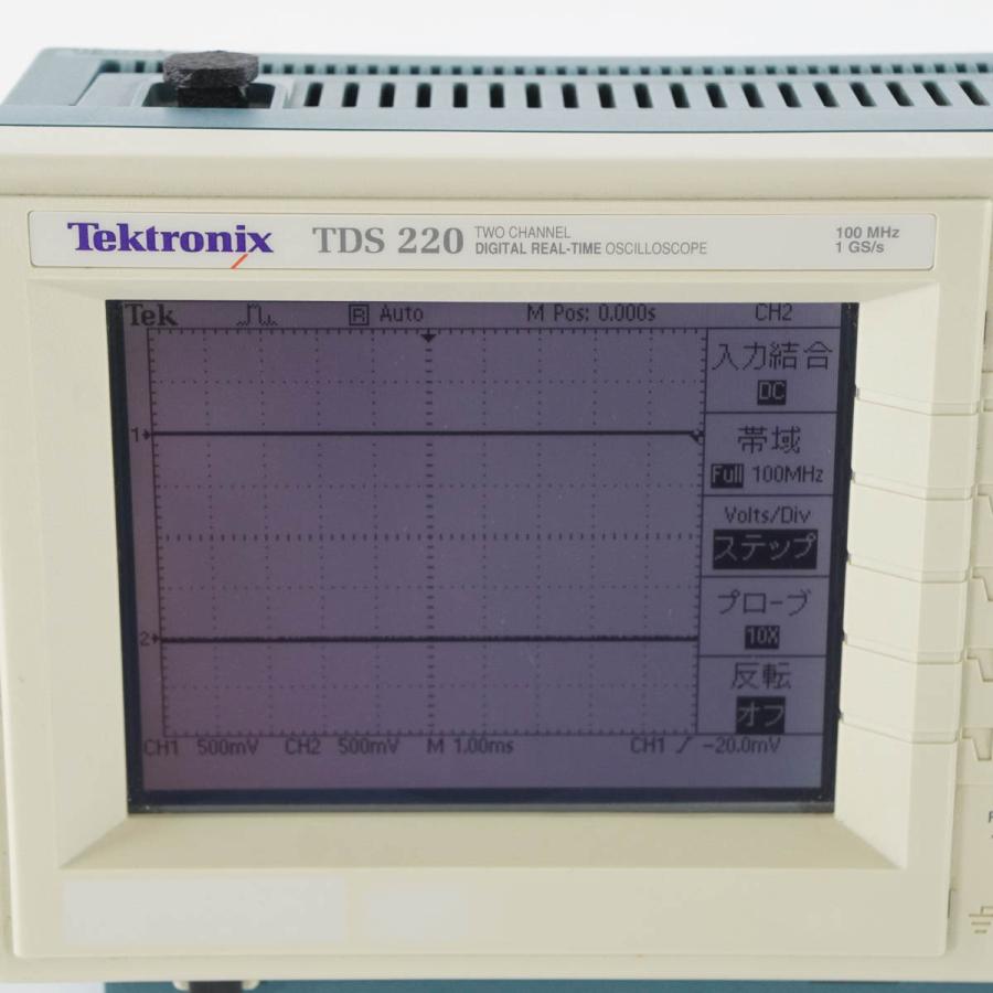 [DW]USED 8日保証 Tektronix TDS 220 TDS220 DIGITAL REAL-TIME OSCILLOSCOPE ...
