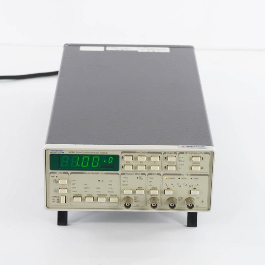 [DW]USED 8日保証 WAVETEK datron 81 50MHz Pulse/Function Generator パルス ...
