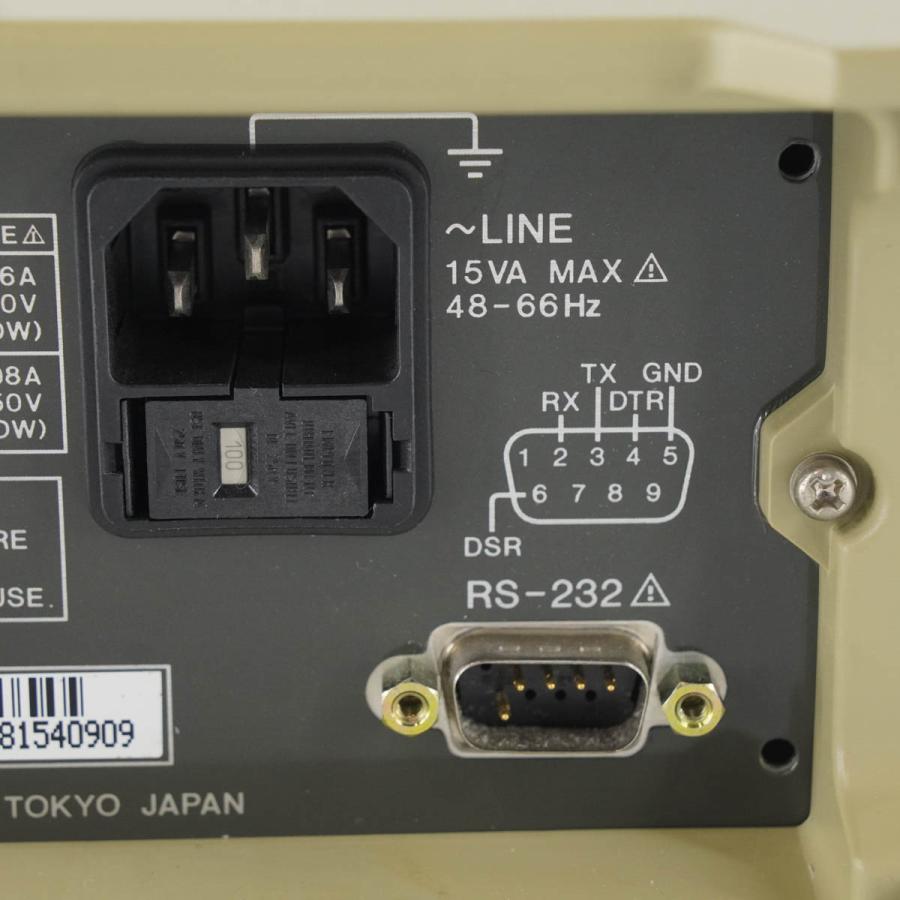 [DW]USED 8日保証 ADVANTEST R6441A DIGITAL MULTIMETER デジタルマルチメーター [05628 ...