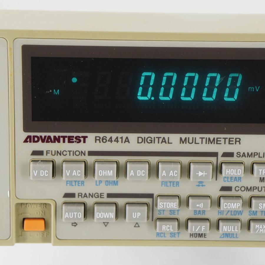 [DW]USED 8日保証 ADVANTEST R6441A DIGITAL MULTIMETER デジタルマルチメーター [05628 ...
