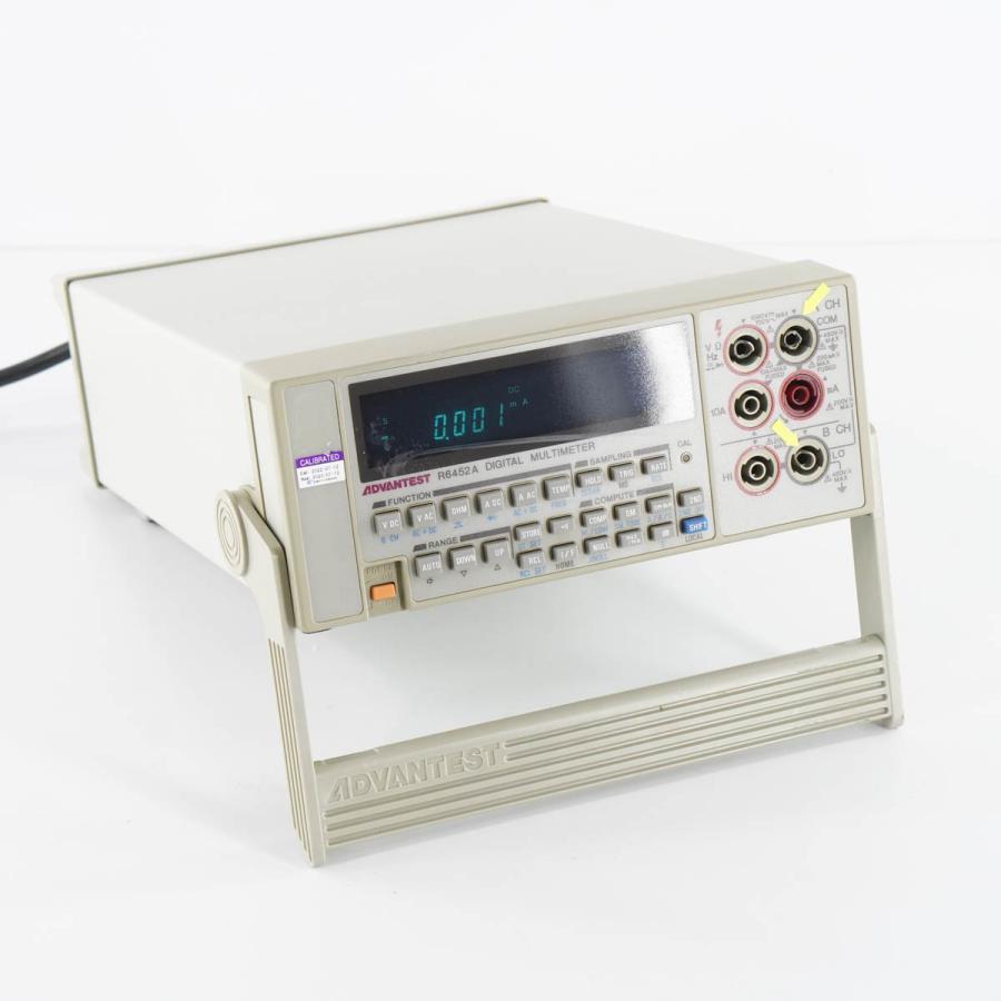 [DW]USED 8日保証 07/2022CAL ADVANTEST R6452A DIGITAL MULTIMETER デジタルマルチ ...