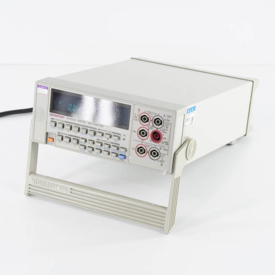 [DW]USED 8日保証 07/2022CAL ADVANTEST R6452A DIGITAL MULTIMETER デジタルマルチ ...