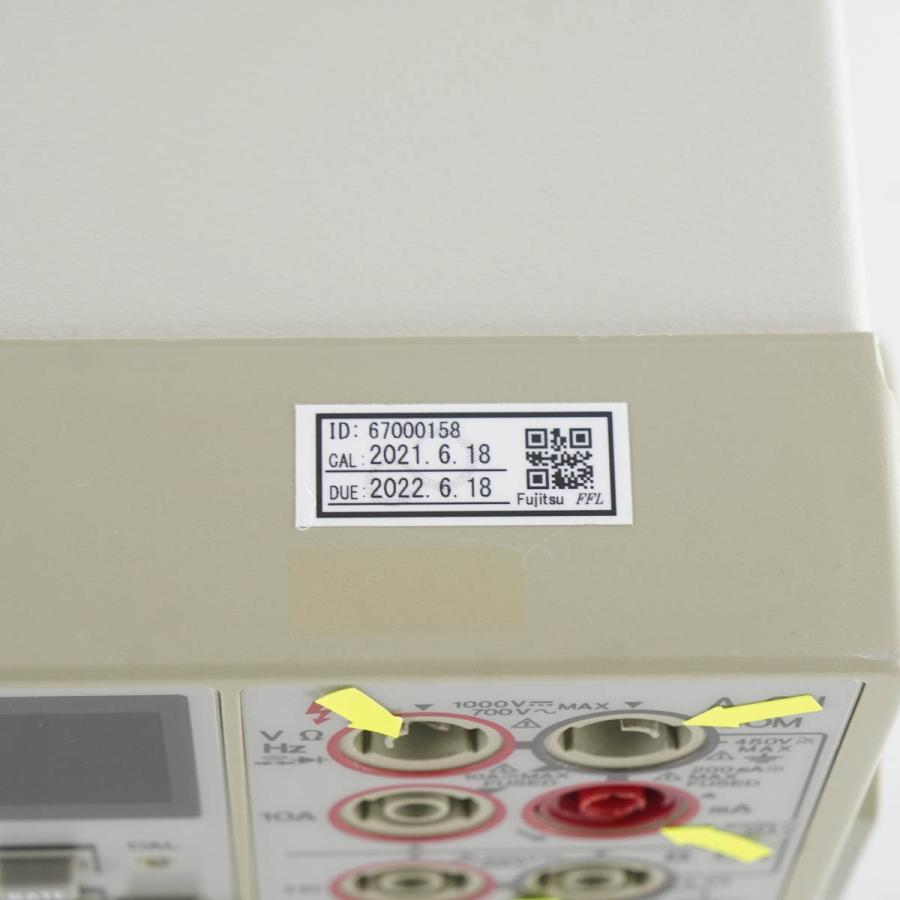 [DW]USED 8日保証 06/2022CAL ADVANTEST R6452A DIGITAL MULTIMETER デジタルマルチ ...