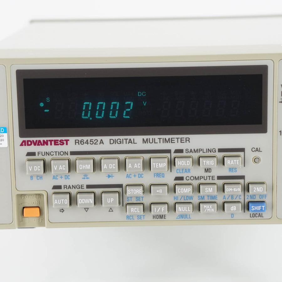 [DW]USED 8日保証 06/2022CAL ADVANTEST R6452A DIGITAL MULTIMETER デジタルマルチ ...
