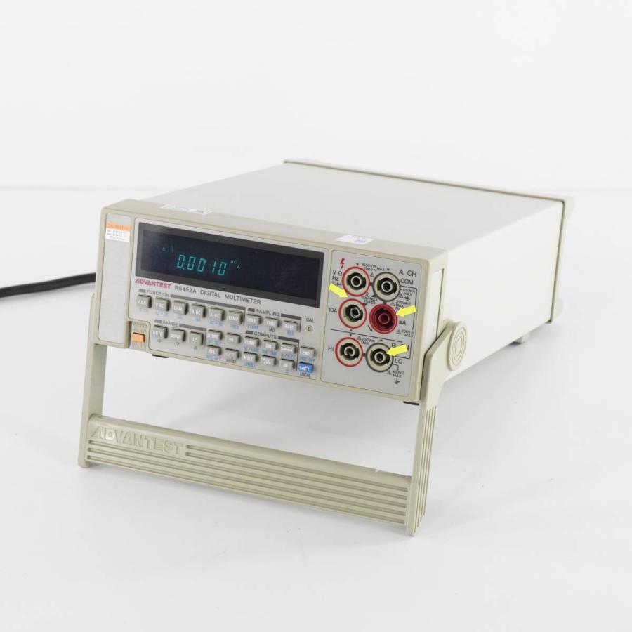 [DW]USED 8日保証 03/2023CAL ADVANTEST R6452A DIGITAL MULTIMETER デジタルマルチ ...