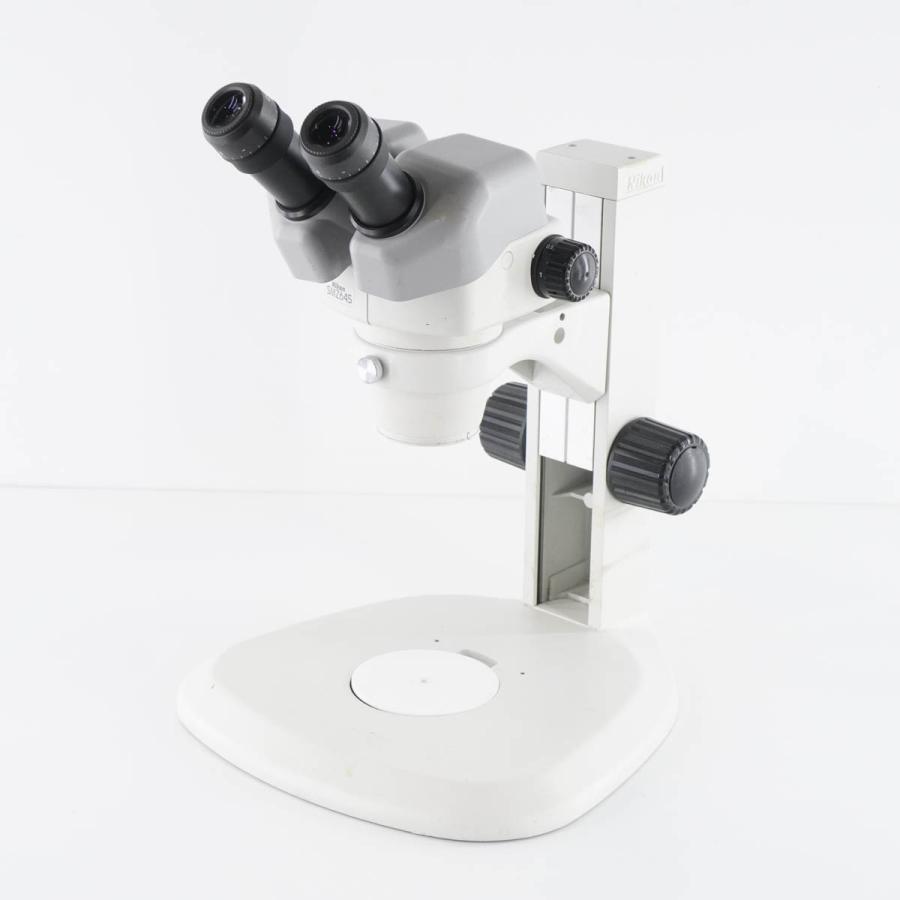 [DW]USED 8日保証 NIKON SMZ645 Microscope 顕微鏡 C-PS C-W10×A/22 0.8-5倍 [05628 ...