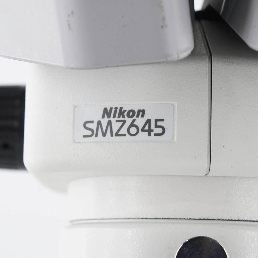 [DW]USED 8日保証 NIKON SMZ645 Microscope 顕微鏡 C-PS C-W10×A/22 0.8-5倍 [05628 ...