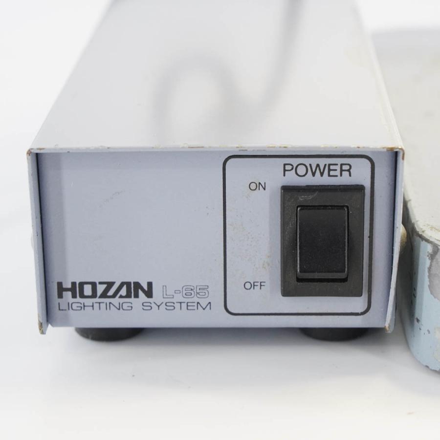 [DW]USED 8日保証 HOZAN L-50 STEREO MICROSCOPE 実体顕微鏡 DEVICE VIEWER WF10× 46mm UV L-65 [05628-0096 ...