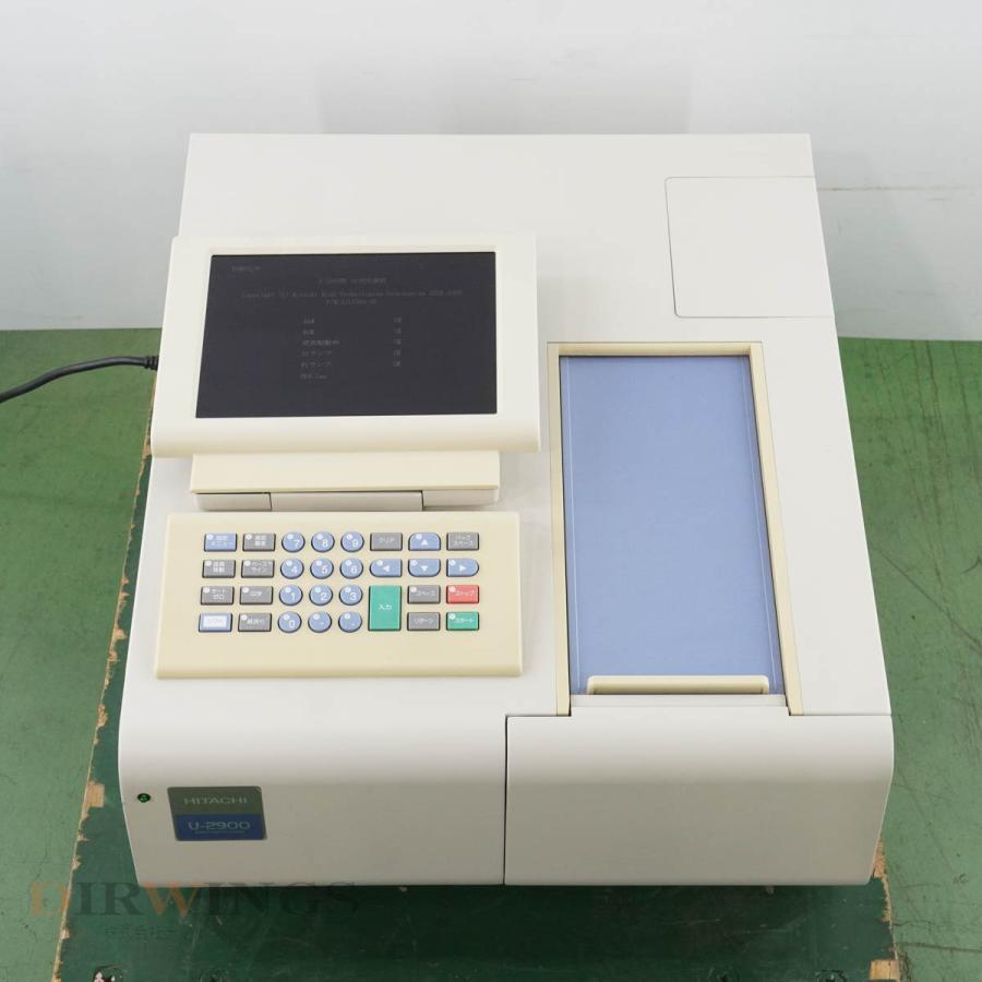 [DW]USED 8日保証 HITACHI U-2900 Spectrophotometer ダブルビーム分光光度計 電源コード ソフトウェア 取扱説明書 [05652-0002 ...