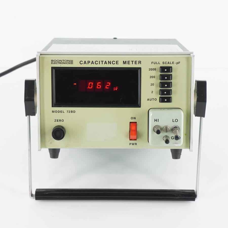 [DW]USED 8日保証 BOONTON ELECTRONICS 72BD CAPACITANCE METER キャパシタンスメーター 72 ...