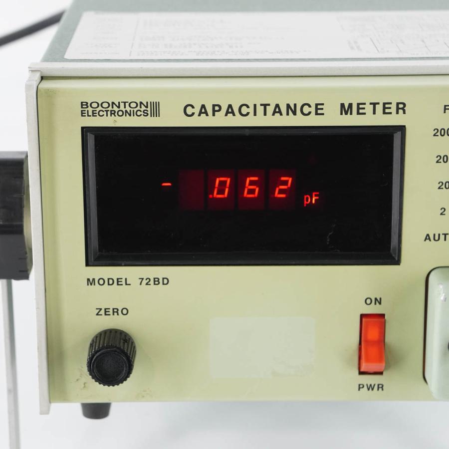 [DW]USED 8日保証 BOONTON ELECTRONICS 72BD CAPACITANCE METER キャパシタンスメーター 72 ...
