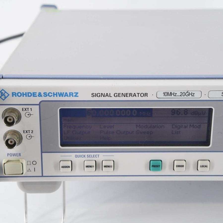 [DW]USED 8日保証 Rohde & Schwarz SMR 20 SMR20 1104.0002.20 SIGNAL ...