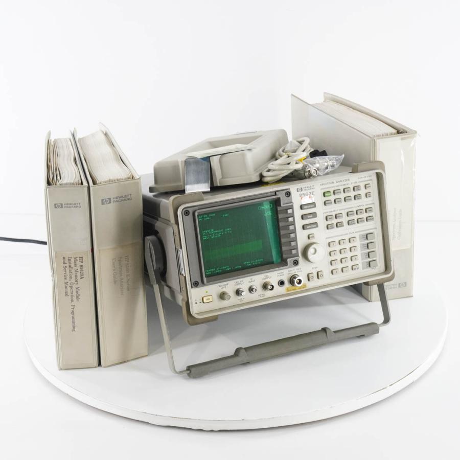 [DW]USED 8日保証 12/2022CAL hp 8563E SPECTRUM ANALYZER スペクトラムアナライザー 85260A ...