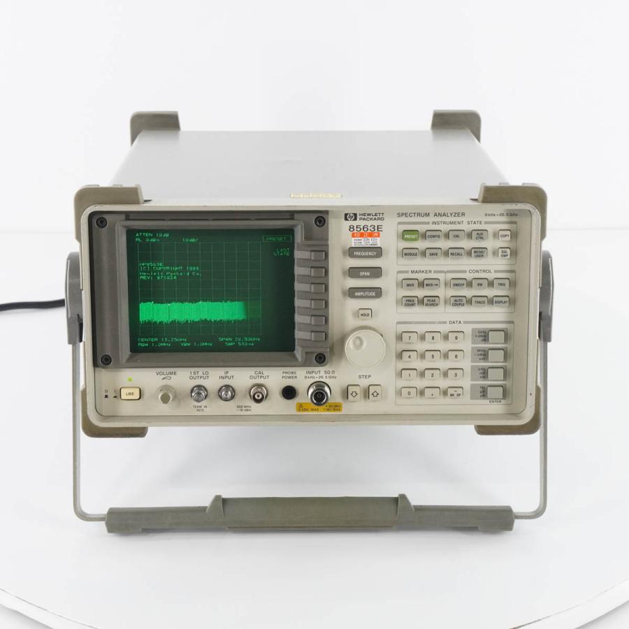 [DW]USED 8日保証 12/2022CAL hp 8563E SPECTRUM ANALYZER スペクトラムアナライザー 85260A ...