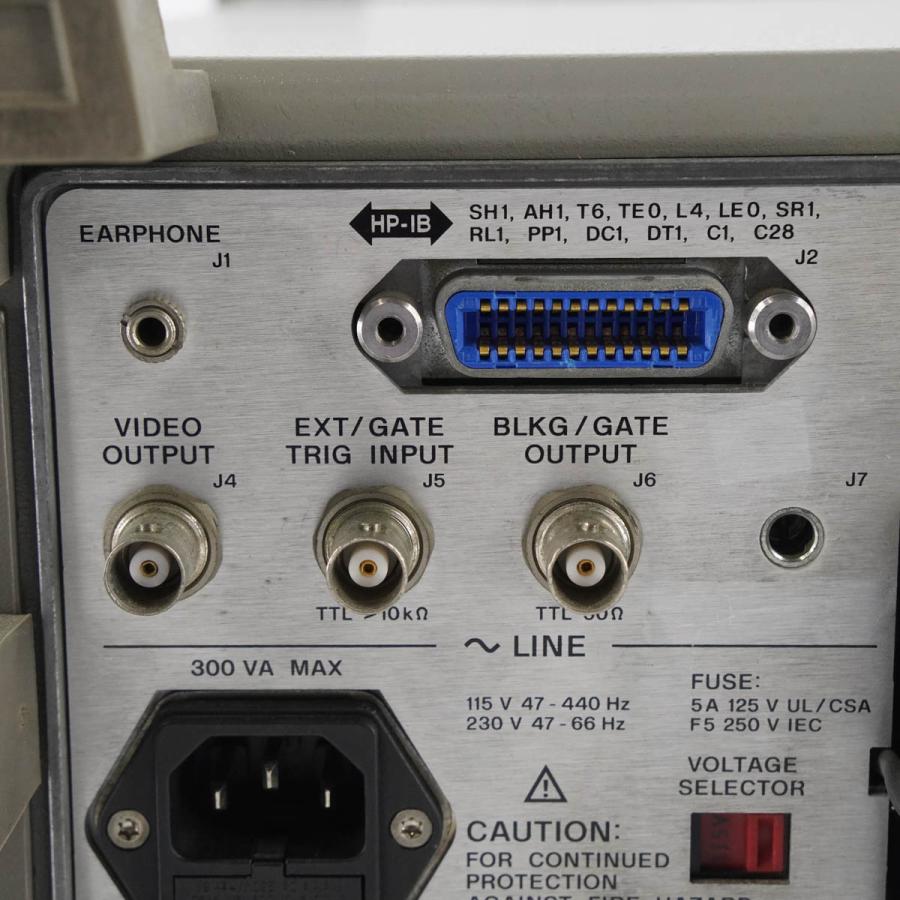 [DW]USED 8日保証 12/2022CAL hp 8563E SPECTRUM ANALYZER スペクトラムアナライザー 85260A ...