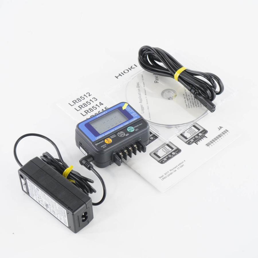 [DW]USED 8日保証 HIOKI LR8515 WIRELESS VOLTAGE/TEMP LOGGER ワイヤレス電圧 熱電対ロガー ...