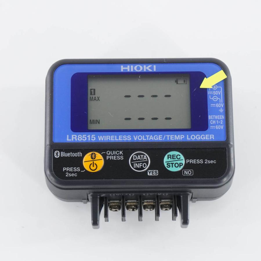 [DW]USED 8日保証 HIOKI LR8515 WIRELESS VOLTAGE/TEMP LOGGER ワイヤレス電圧 熱電対ロガー ...