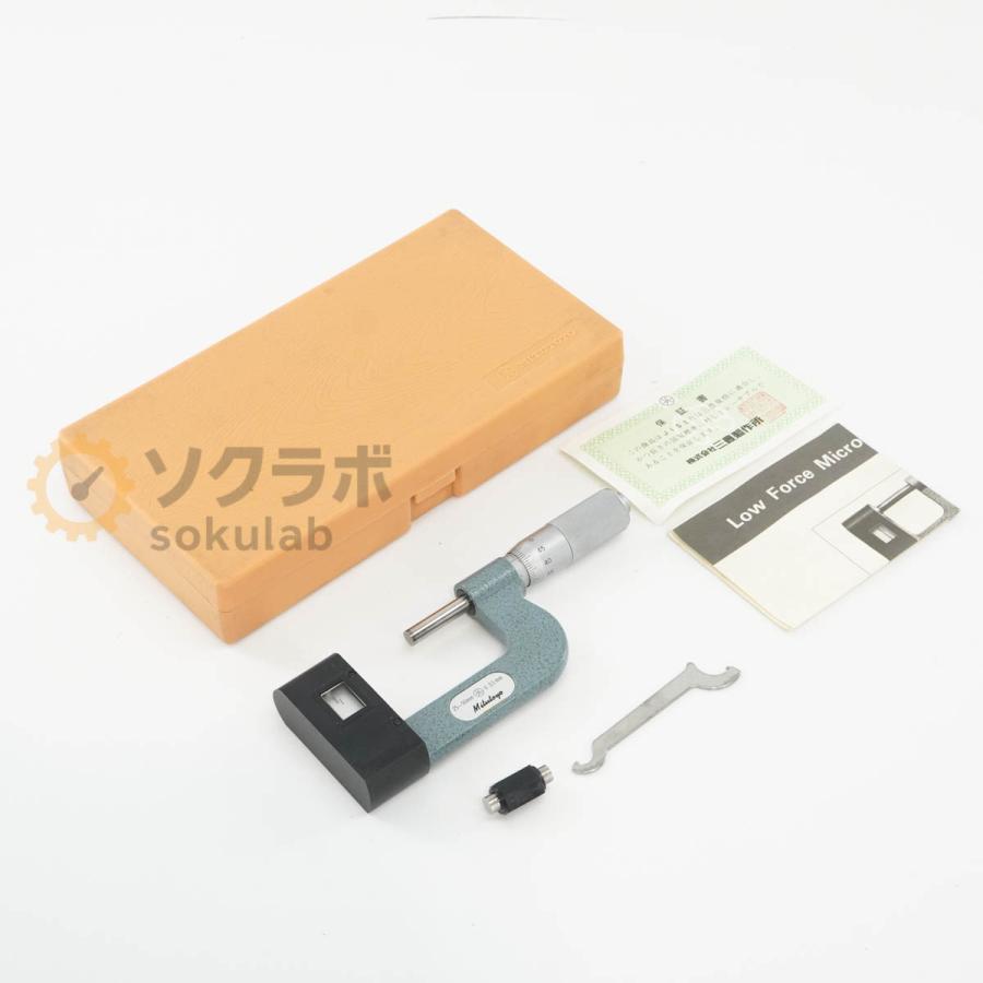 [DW]USED 8日保証 Mitutoyo BTM-50 227-102 Low Force Micrometer 低測定マイクロメーター ...