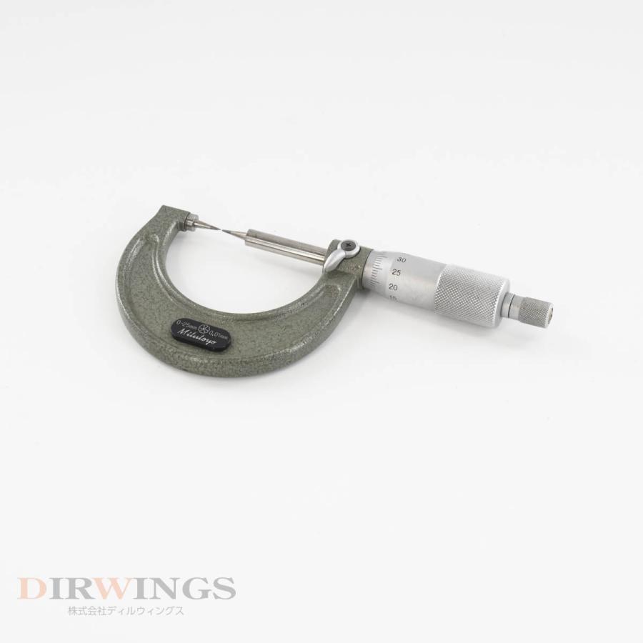 [DW]USED 8日保証 Mitutoyo CPM15-25K Micrometer ポイントマイクロメーター 0-25mm 0.01mm [05708-0018] : DIRWINGS ...