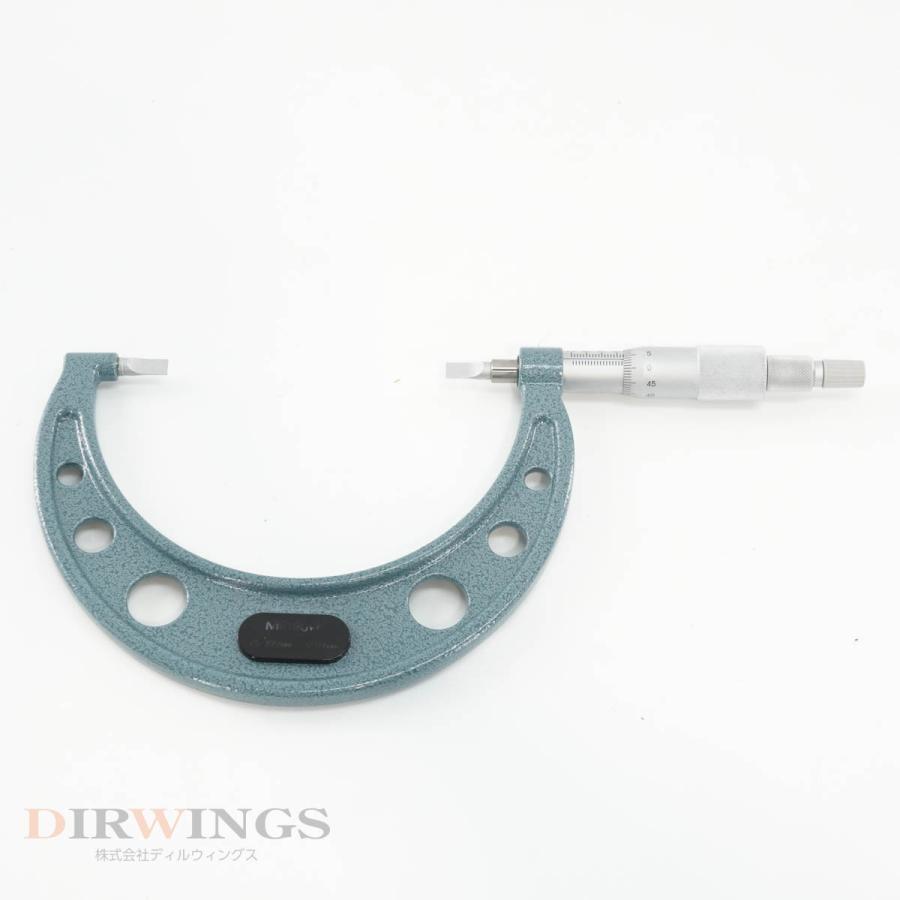 [DW]USED 8日保証 Mitutoyo BLM-100 122-104 Micrometer 直進式ブレードマイクロメーター 75 ...
