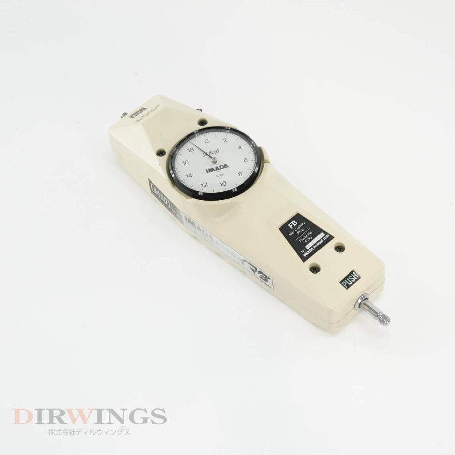 [DW]USED 8日保証 IMADA FB-20K FB push-pull scale プッシュプルスケール メカニカルフォースゲージ ...