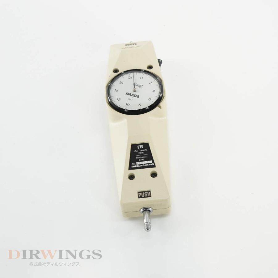 [DW]USED 8日保証 IMADA FB-20K FB push-pull scale プッシュプルスケール メカニカルフォースゲージ ...