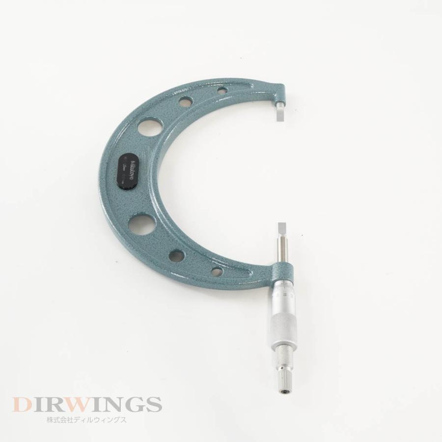 [DW]USED 8日保証 Mitutoyo BLM-125 122-105 Micrometer 直進式ブレードマイクロメーター 100 ...