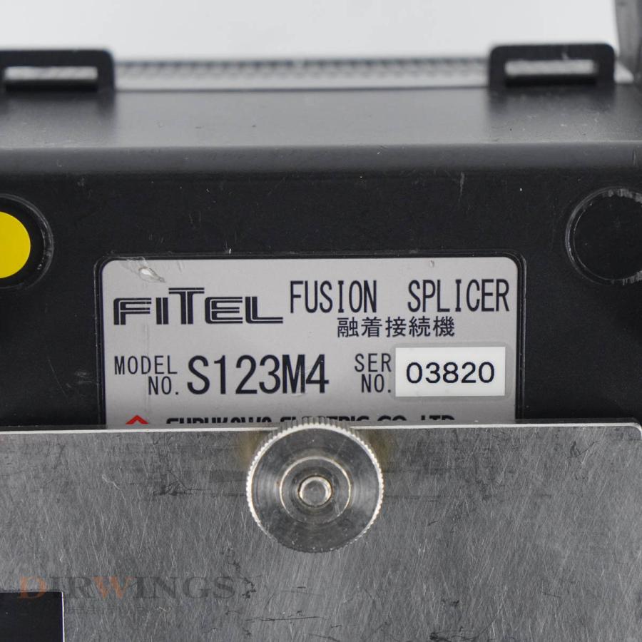 [DW]USED 8日保証 総放電3280回 FURUKAWA S123M4 FITEL 古河電工 超小型光ファイバ融着接続機 FUSION SPLICER ACアダプター...[05709 ...