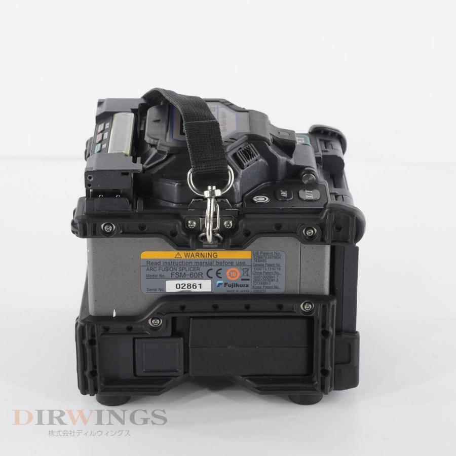[DW]USED 8日保証 全放電12595回 Fujikura FSM-60R 光ファイバ融着接続機 ARC FUSION SPLICER 電源コード ソフトウェア [05709-0015 ...