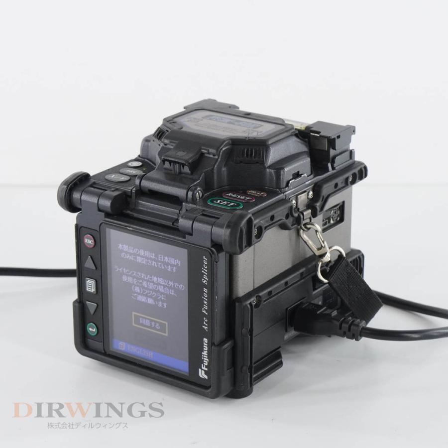 [DW]USED 8日保証 全放電12595回 Fujikura FSM-60R 光ファイバ融着接続機 ARC FUSION SPLICER 電源コード ソフトウェア [05709-0015 ...