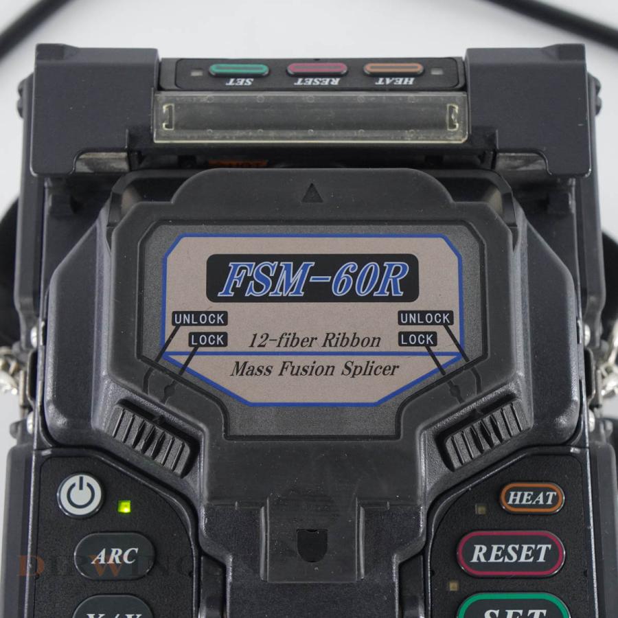 [DW]USED 8日保証 全放電12595回 Fujikura FSM-60R 光ファイバ融着接続機 ARC FUSION SPLICER 電源コード ソフトウェア [05709-0015 ...