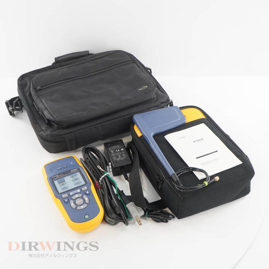 [DW]USED 8日保証 FLUKE AirCheck Wi-Fi TESTER Wi-Fiテスター ACアダプター 電源コード 取扱説明書 ...