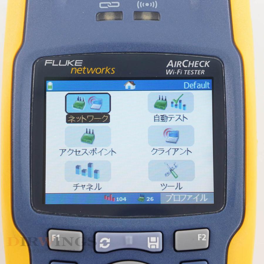 [DW]USED 8日保証 FLUKE AirCheck Wi-Fi TESTER Wi-Fiテスター ACアダプター 電源コード 取扱説明書 ...