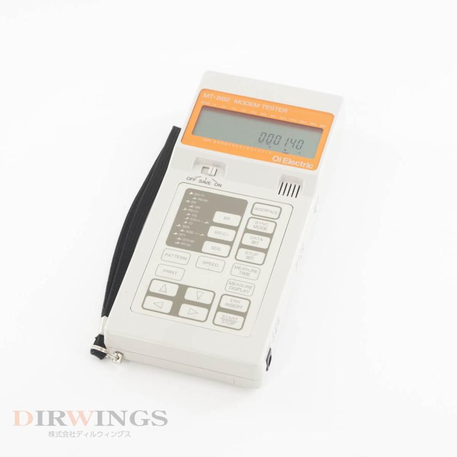 [DW]USED 8日保証 Oi Electric MT-882 MODEM TESTER モデムテスター ACアダプター 取扱説明書 ...