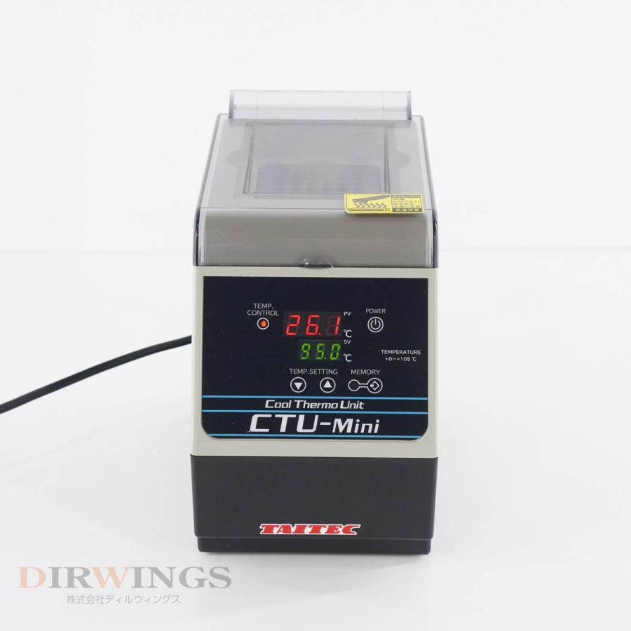 [DW]USED 8日保証 TAITEC CTU-Mini Cool Thermo Unit アルミブロック恒温槽 クールサーモユニット 電源 ...