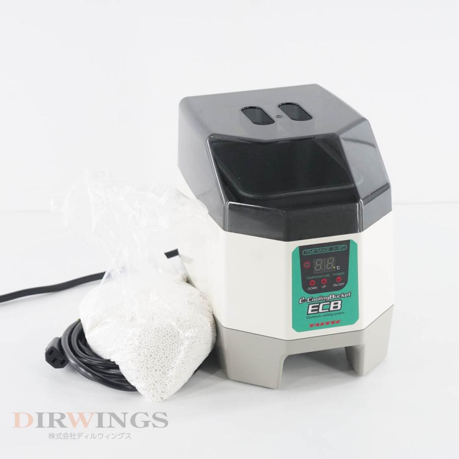 [DW]USED 8日保証 TAITEC ECB e-CoolingBucket Electronic cooling system ミニ恒温槽 +3℃〜+20℃ 電源コード [05724 ...