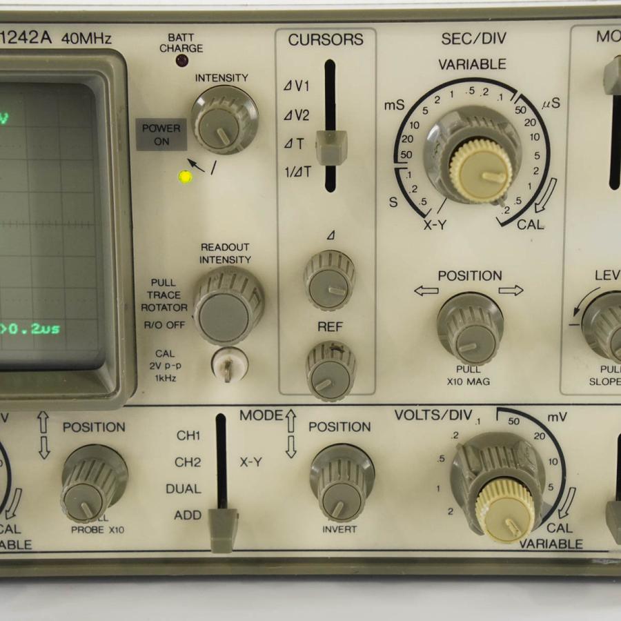 [JB]USED ジャンク MEGURO MO-1242A OSCILLOSCOPE オシロスコープ 40MHz [05732-0007] : 05732-0007 : DIRWINGS ...