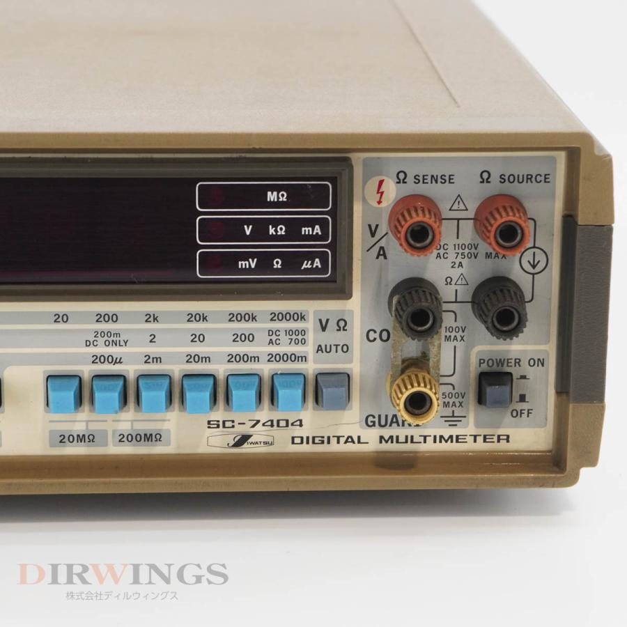 [JB]USED 保証なし IWATSU SC-7404 DIGITAL MULTIMETER デジタルマルチメーター [05732-0053 ...