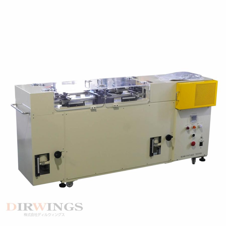 [DW]USED 8日保証 大栄科学精器製作所 TTD SEAM-FATIGUE TESTER 縫目疲労試験機 60Hz 取扱説明書 ...