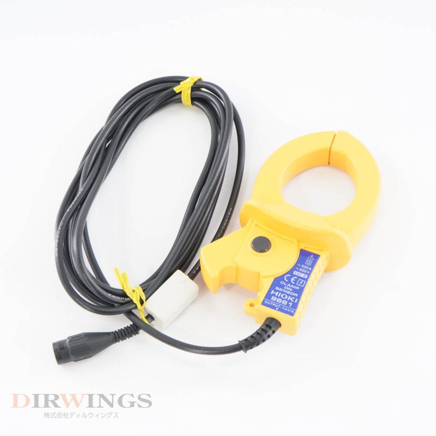 [DW]USED 8日保証 09/2023CAL HIOKI 9661 CLAMP ON SENSOR クランプオンセンサー 取扱説明書 ...