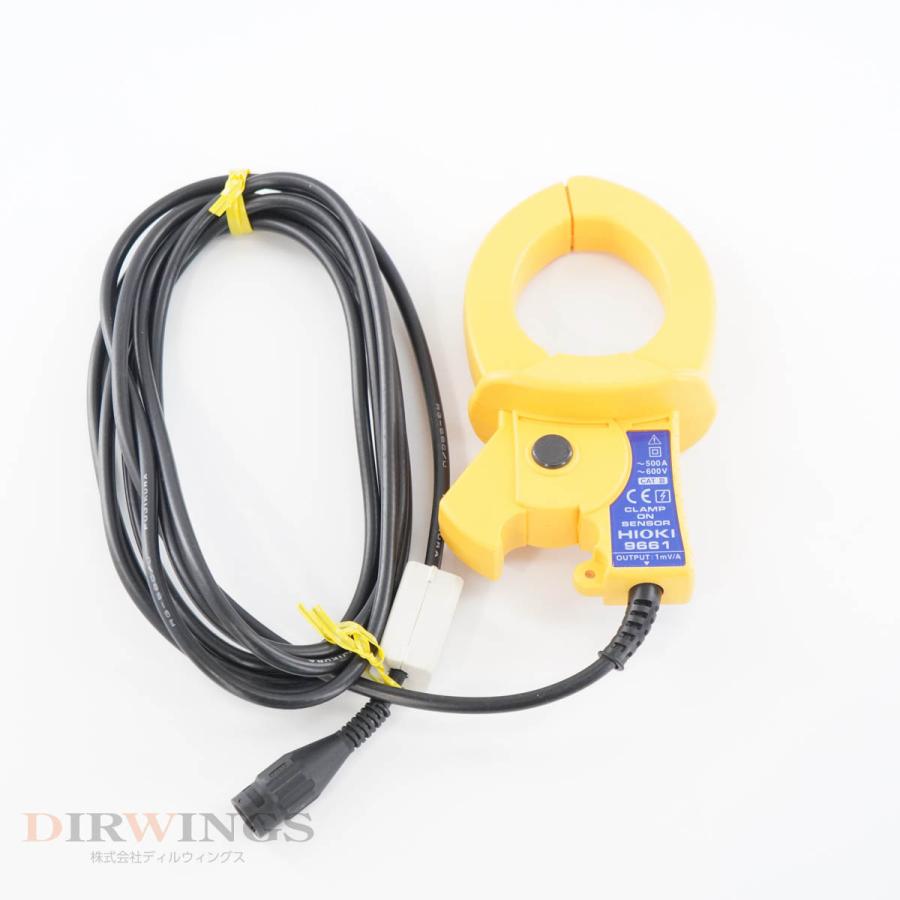 [DW]USED 8日保証 09/2023CAL HIOKI 9661 CLAMP ON SENSOR クランプオンセンサー 取扱説明書 ...