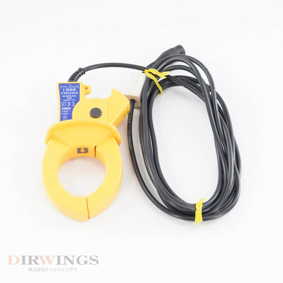 [DW]USED 8日保証 09/2023CAL HIOKI 9661 CLAMP ON SENSOR クランプオンセンサー 取扱説明書 ...