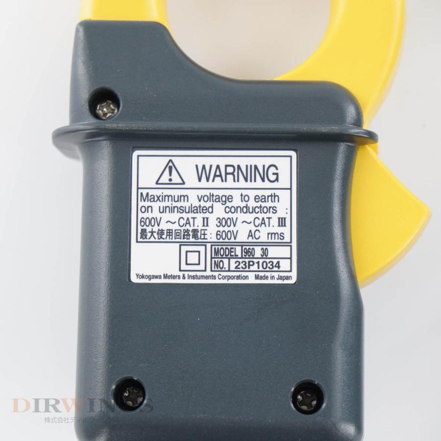 [DW]USED 8日保証 2台入荷 06/2023CAL YOKOGAWA 96030 CLAMP-ON PROBE クランプオンプローブ ...