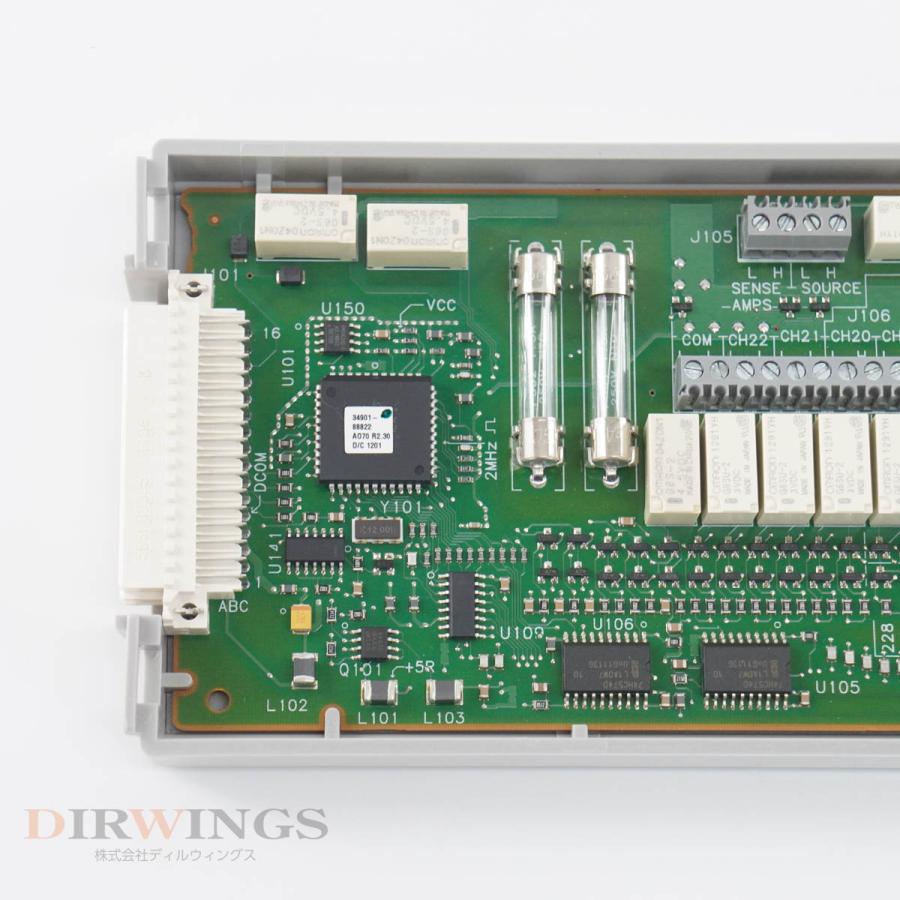 [DW]USED 8日保証 10/2021CAL Agilent 34901A 20 Channel Multiplexer 34970A ...