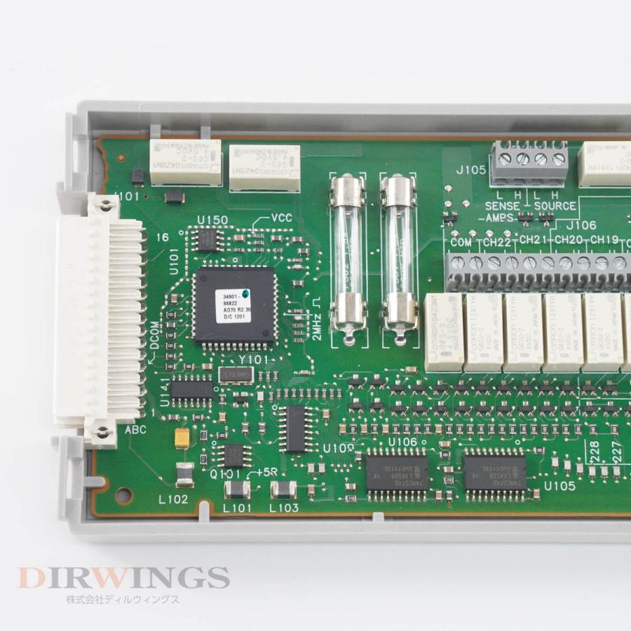 [DW]USED 8日保証 06/2021CAL Agilent 34901A 20 Channel Multiplexer 34970A ...