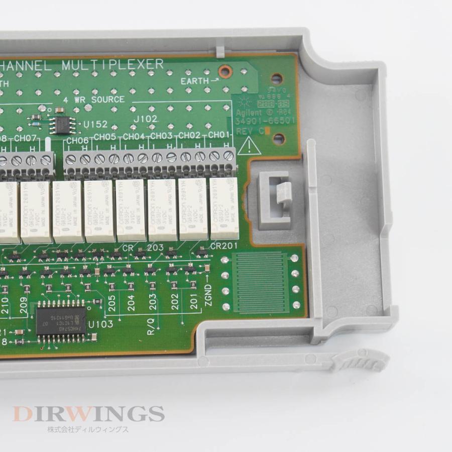 [DW]USED 8日保証 03/2022CAL Agilent 34901A 20 Channel Multiplexer 34970A ...