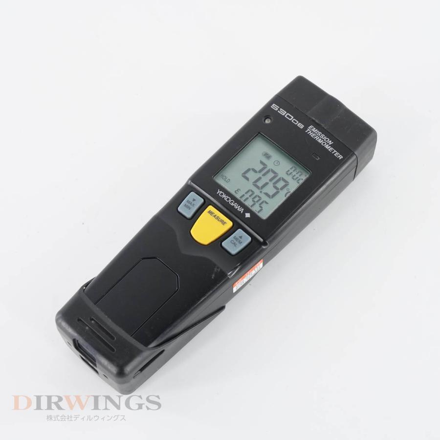 [DW]USED 8日保証 11/2022CAL YOKOGAWA 53006 53006-J EMISSION THERMOMETER デジタル放射温度計 取扱説明書 [05768-0866 ...